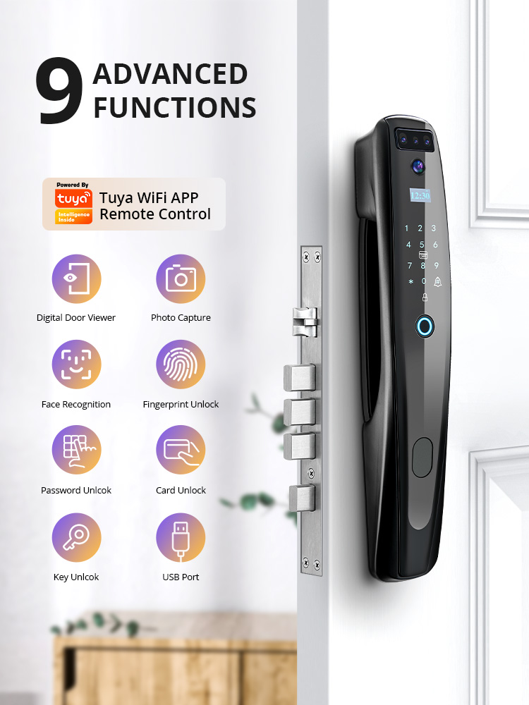 TRENDYLOCK X12 iFACE – Facial Recognition Smart Door Lock